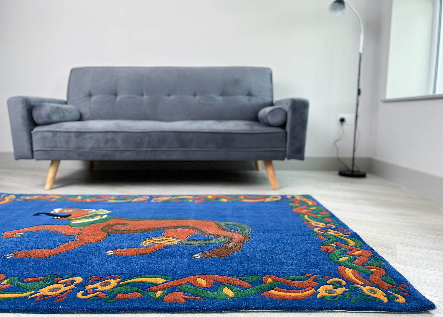 Handmade Wool Area Rugs inspired by Ancient Ireland | Celtic Rug